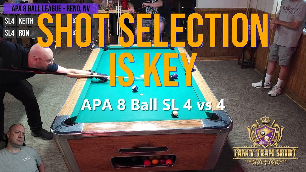 APA League Night | 8 Ball Match | Keith v Ron | SL 4 v 4 | Commentary ...