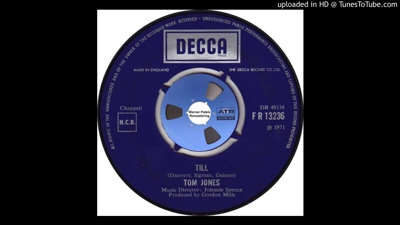 Sir Tom Jones – Till (Original Master Recording, 1971) - YouTube