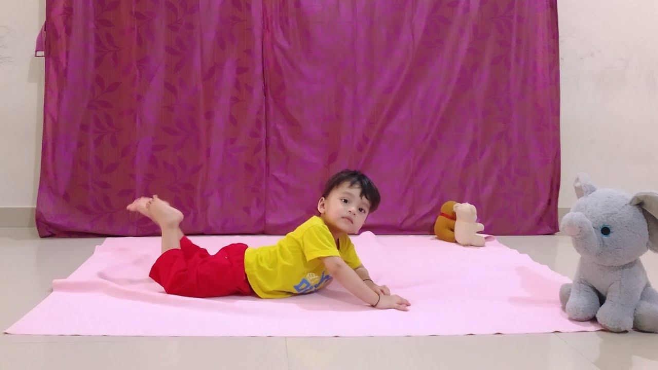 Baby doing funny Yoga poses | Cute baby doing exercise - YouTube