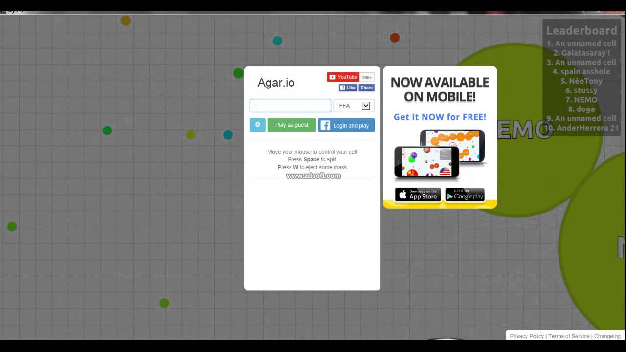 Como descargar Agar.io para PC - YouTube