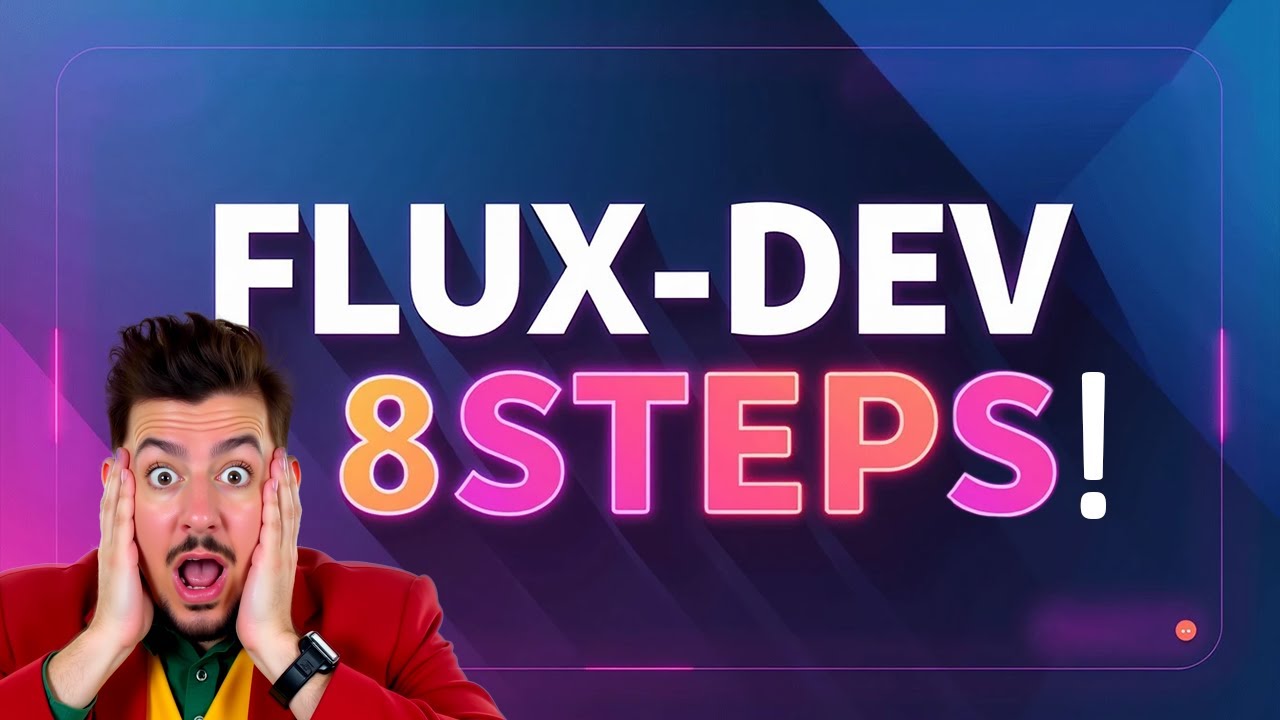 💥Fastest Flux dev 8 step model install in ComfyUi - Even in low systems ...
