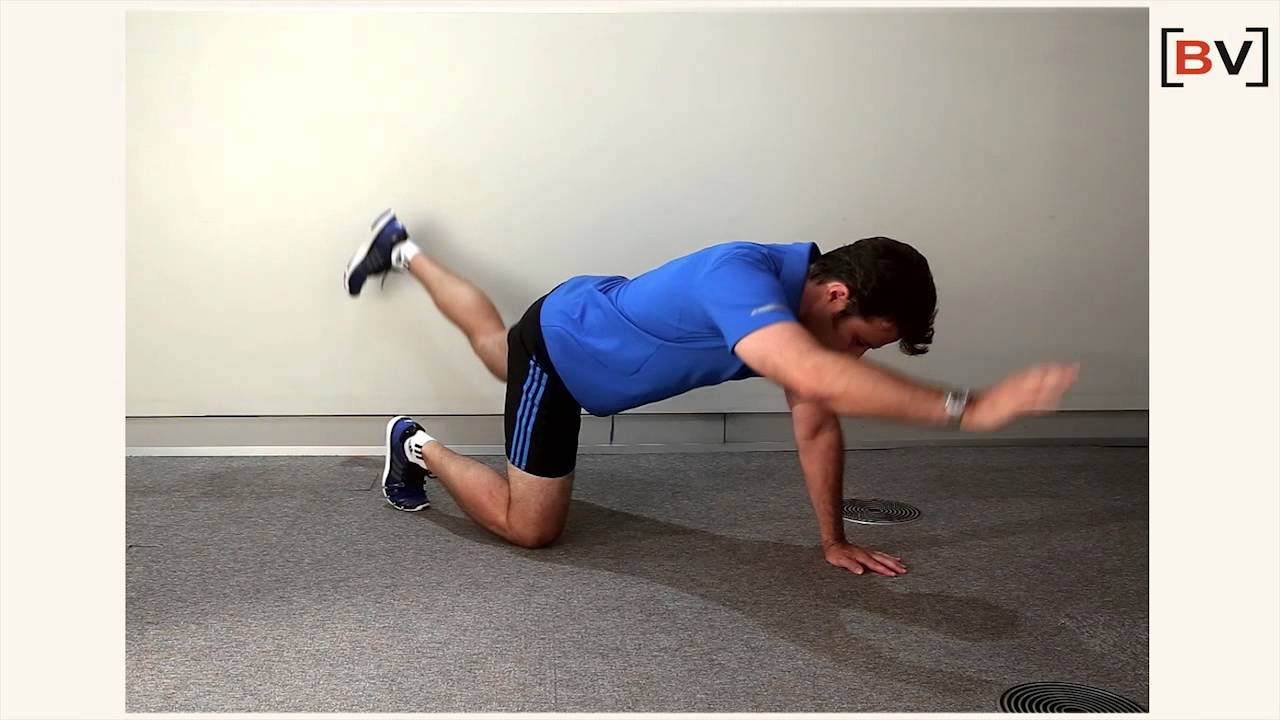 Extensión de cadera y hombro - YouTube