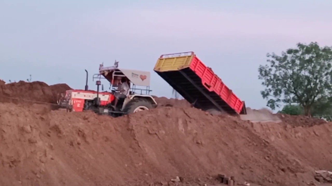 Soil storage for bricks production - YouTube