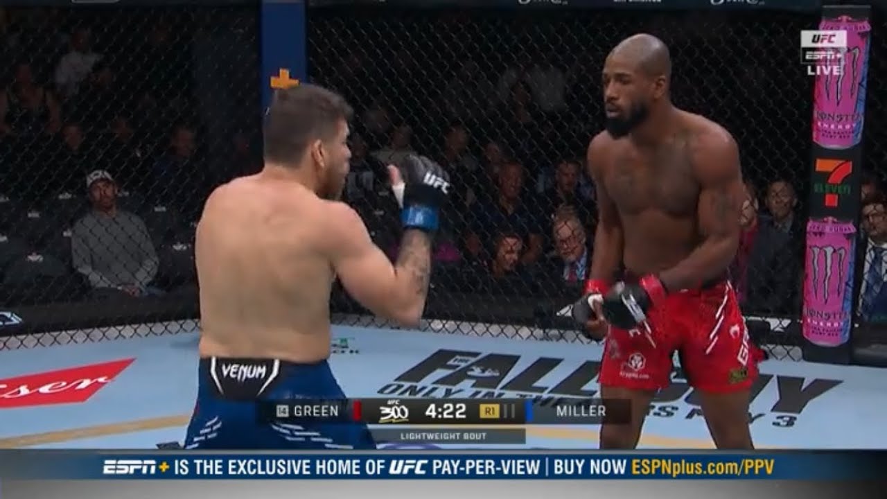 FULL FIGHT - BOBBY GREEN VS JIM MILLER UFC 300 - YouTube