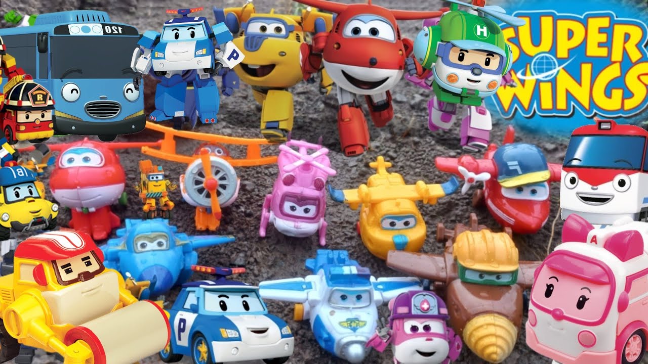 Mencari Robocar Poli, Robocar Amber, Robocar Roy, Fire Rescue, Ambulans ...