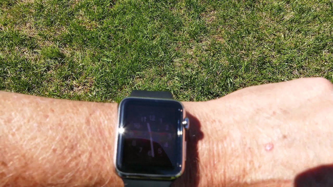 Apple Watch in Direct Sunlight FAIL - YouTube