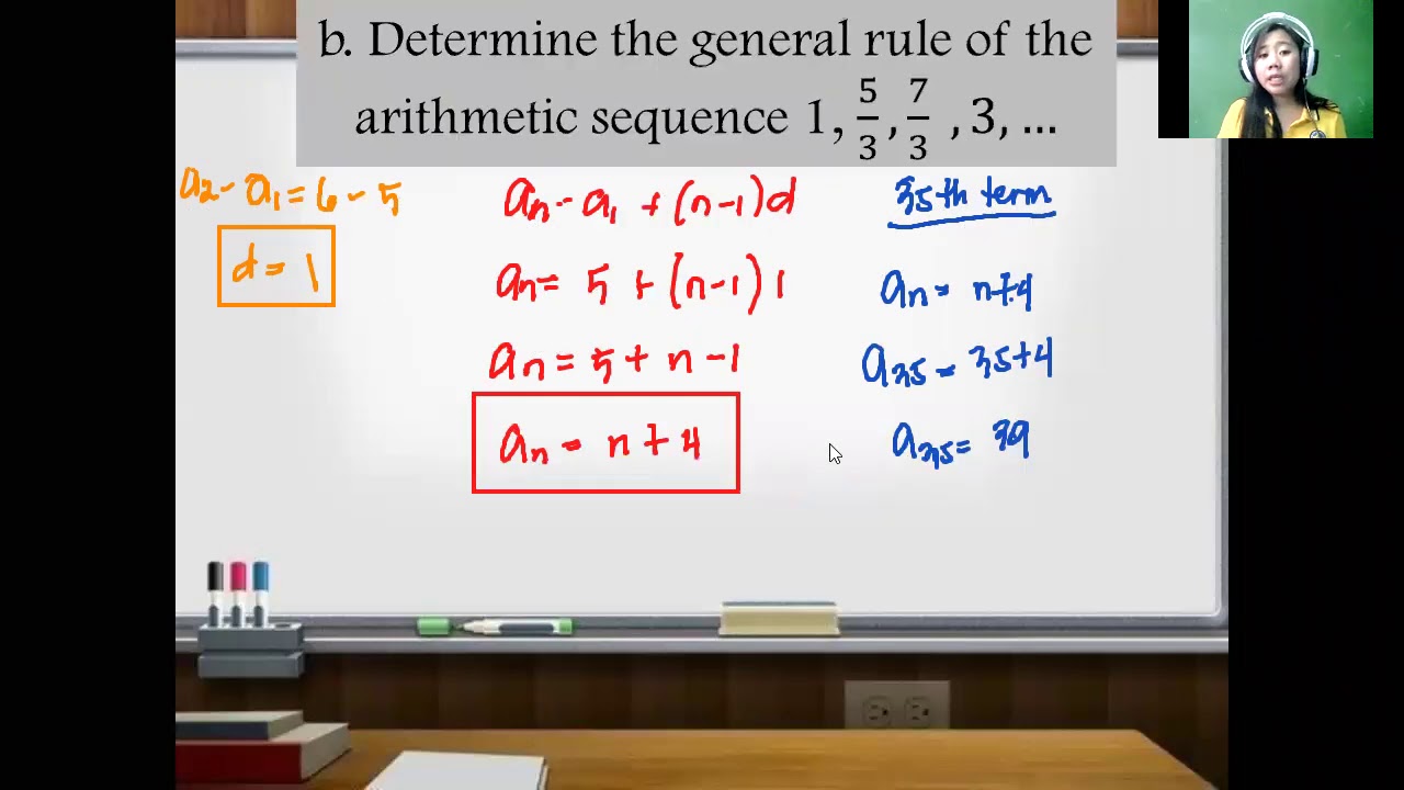 HOW TO GET THE GENERAL RULE OF AN ARITHMETIC SEQUENCE YouTube how-to-get-the-general-rule-of-an-arithmetic-sequence-youtube