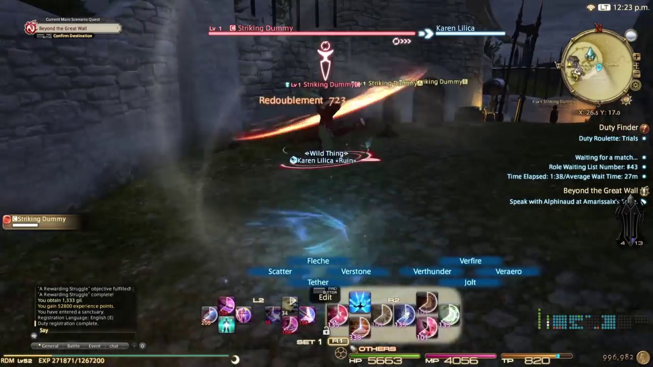FFXIV Red Mage Spell Demonstrations - YouTube
