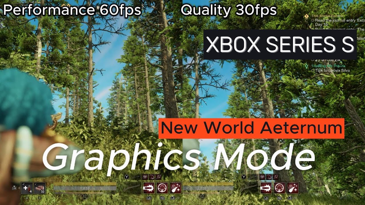 New World Aeternum Xbox Series S Graphics Test 2: Flora - YouTube