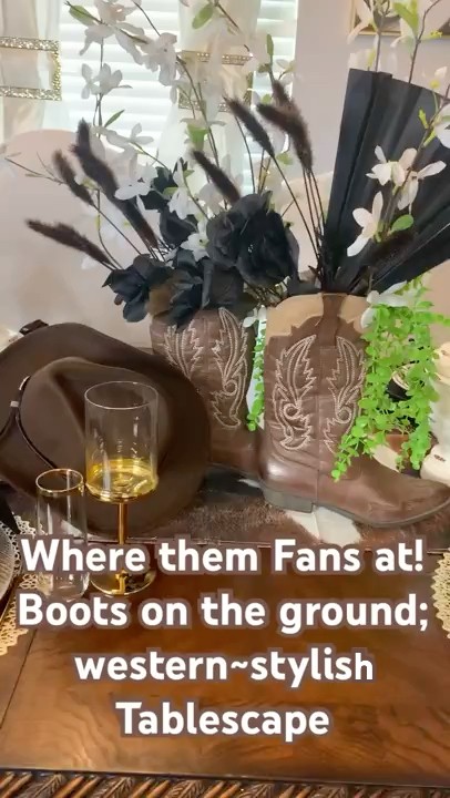 Boots on the ground👢Western~stylish Tablescape ideas |full video must ...