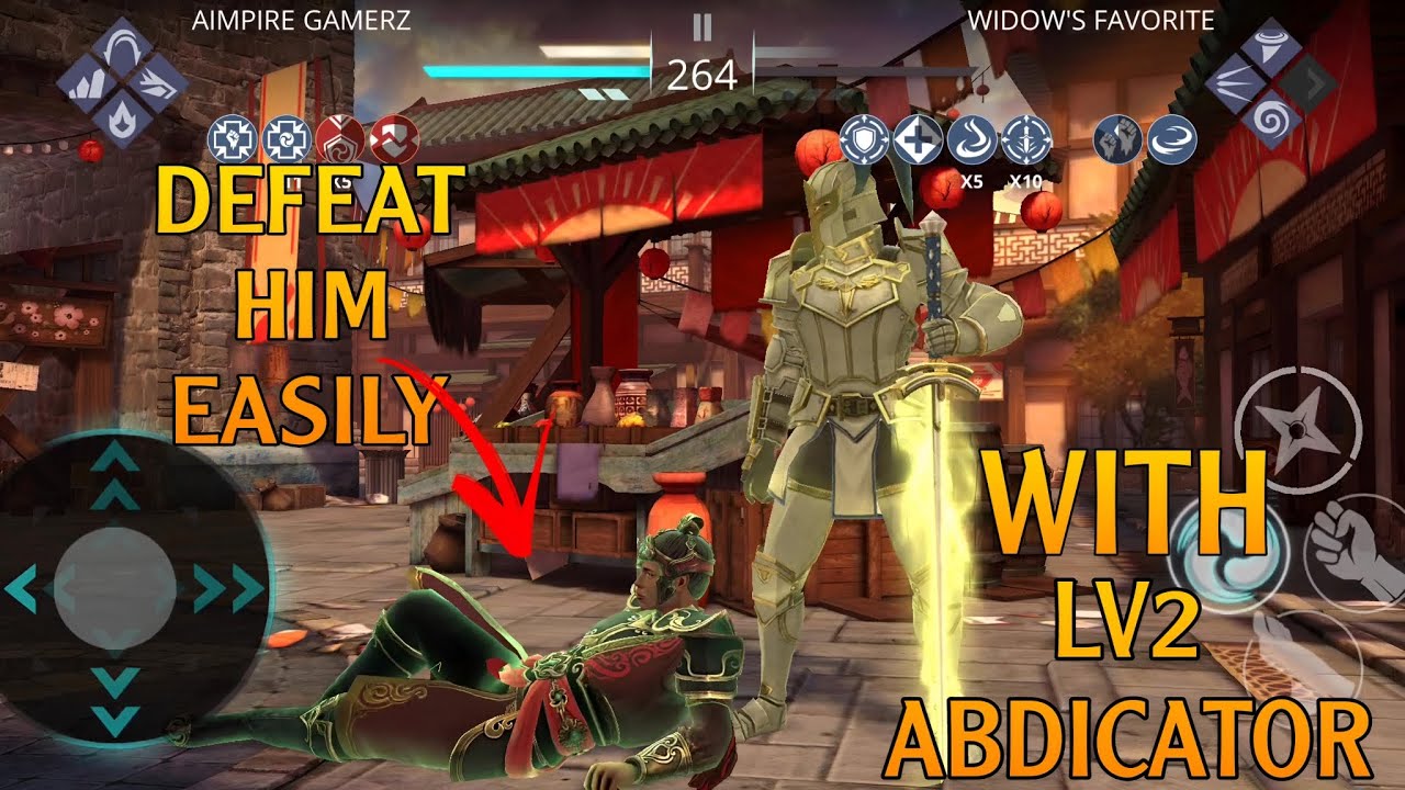 shadow fight 3: how to Defeat widow favorite (hard) easily with low set ...