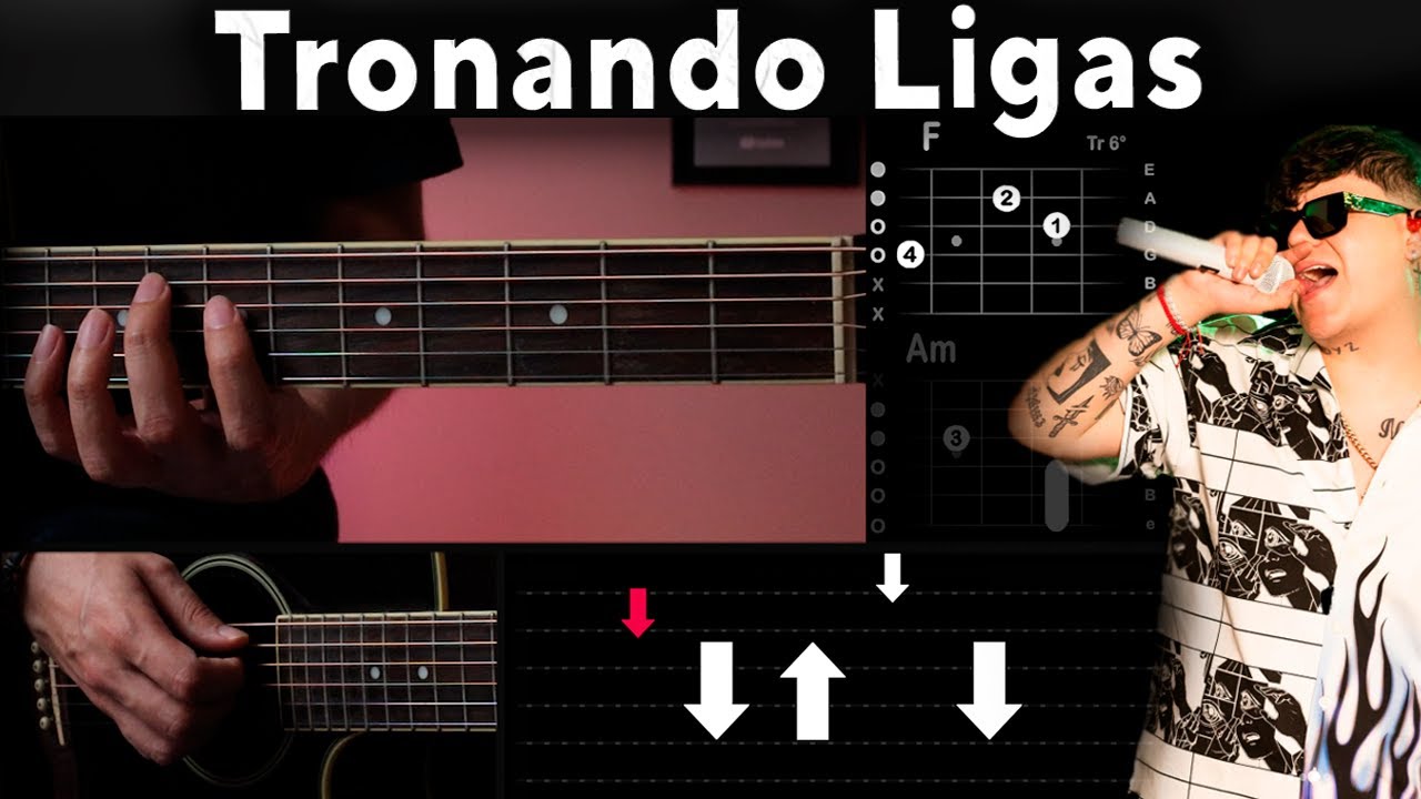 Tronando Ligas - Junior H, Grupo Firme - GUITARRA Tutorial | Acordes ...