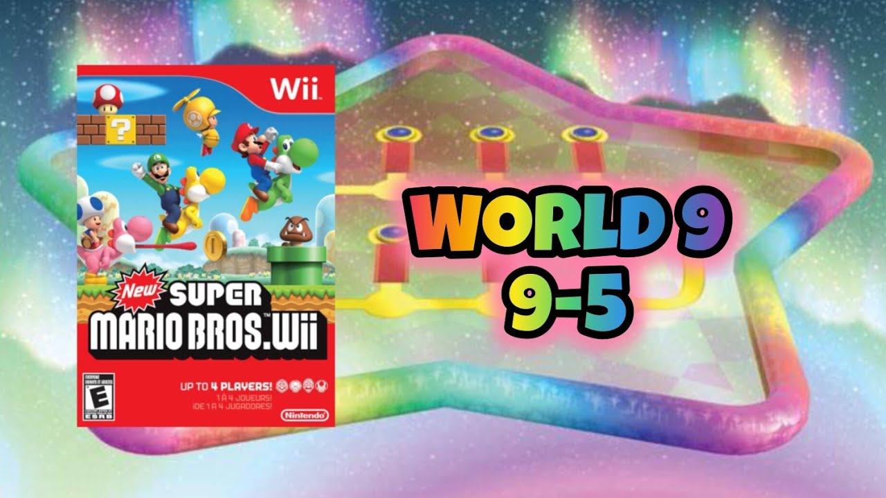 New Super Mario Bros. Wii (Wii, 2009) World 9: 9-5 - YouTube