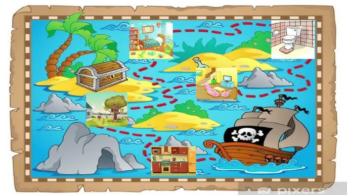 Hoja De Trabajo De Búsqueda Del Tesoro En El Aula