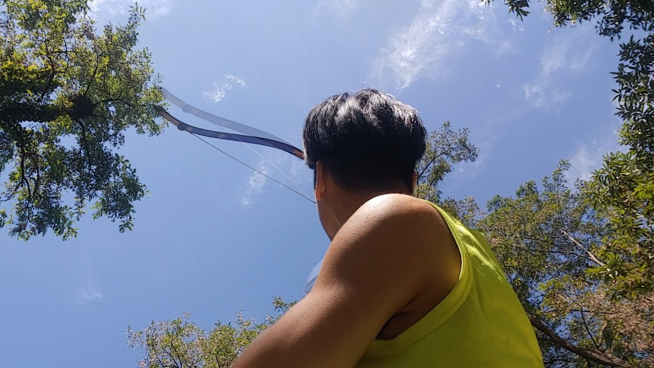 Shooting arrow to the sky | vertical shooting practice - YouTube