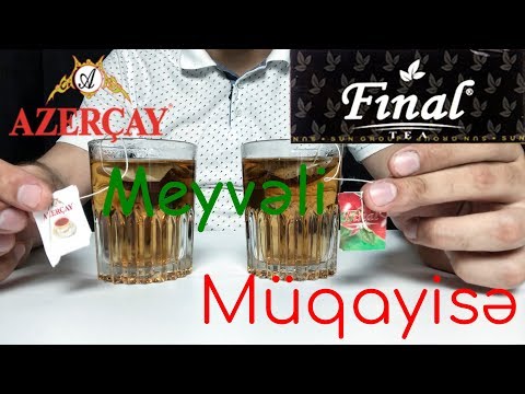 Müqayisə | Meyvəli Azercay Final cay | Alma dadlı çaylar