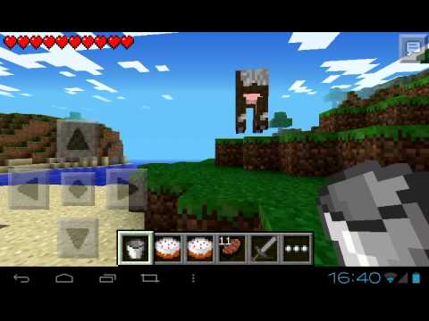 como sacar leche de las vacas (minecraft pe ) - YouTube