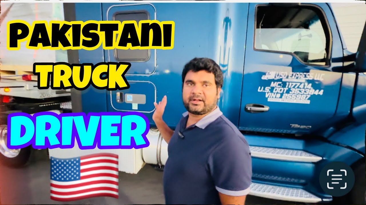 Pakistani truck driver in usa | desi truck driver in usa - YouTube