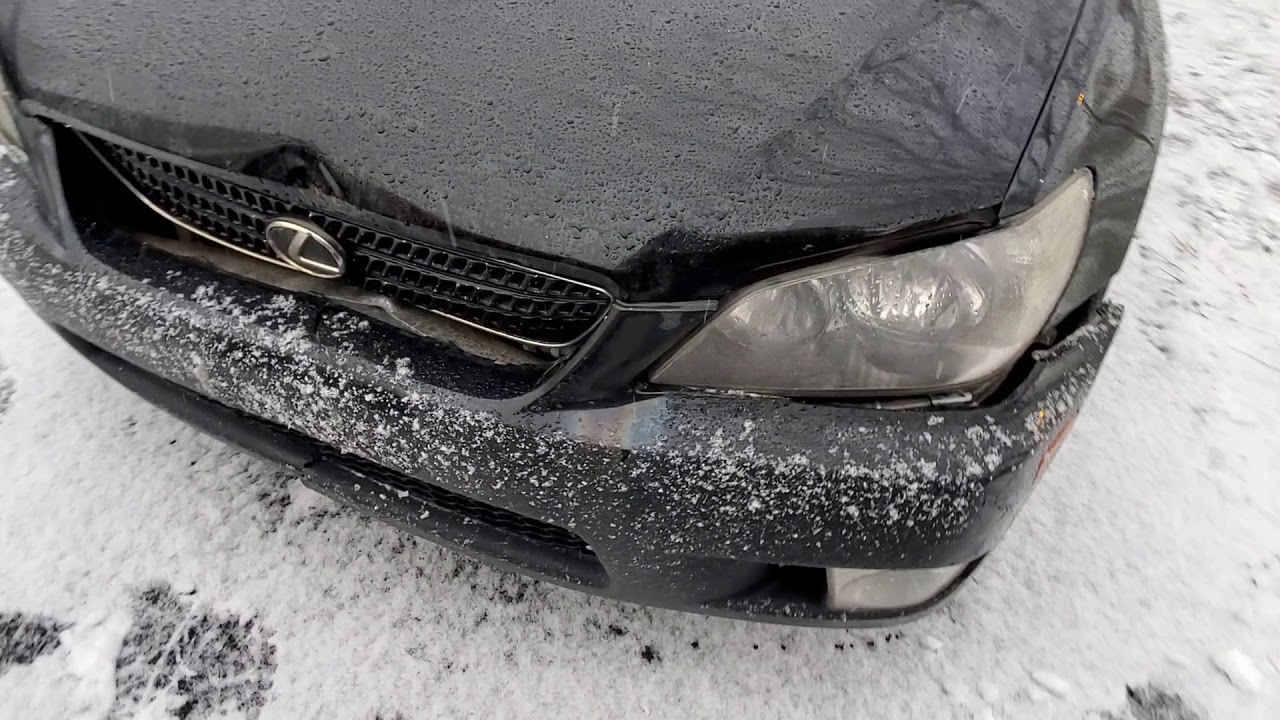Crashed is300 in the snow aftermath - YouTube