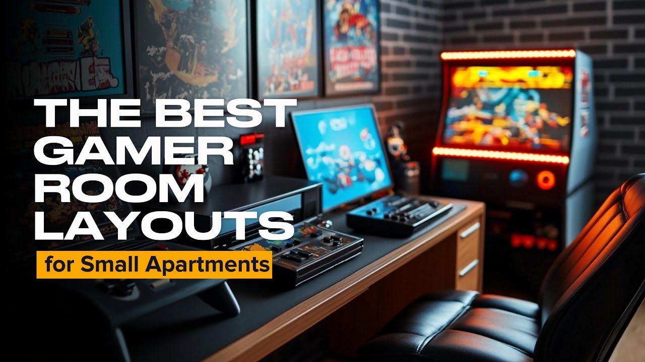 The Best Gamer Room Layouts for Small Apartments - YouTube