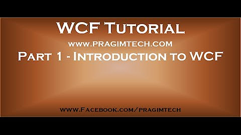 WCF Tutorial - YouTube