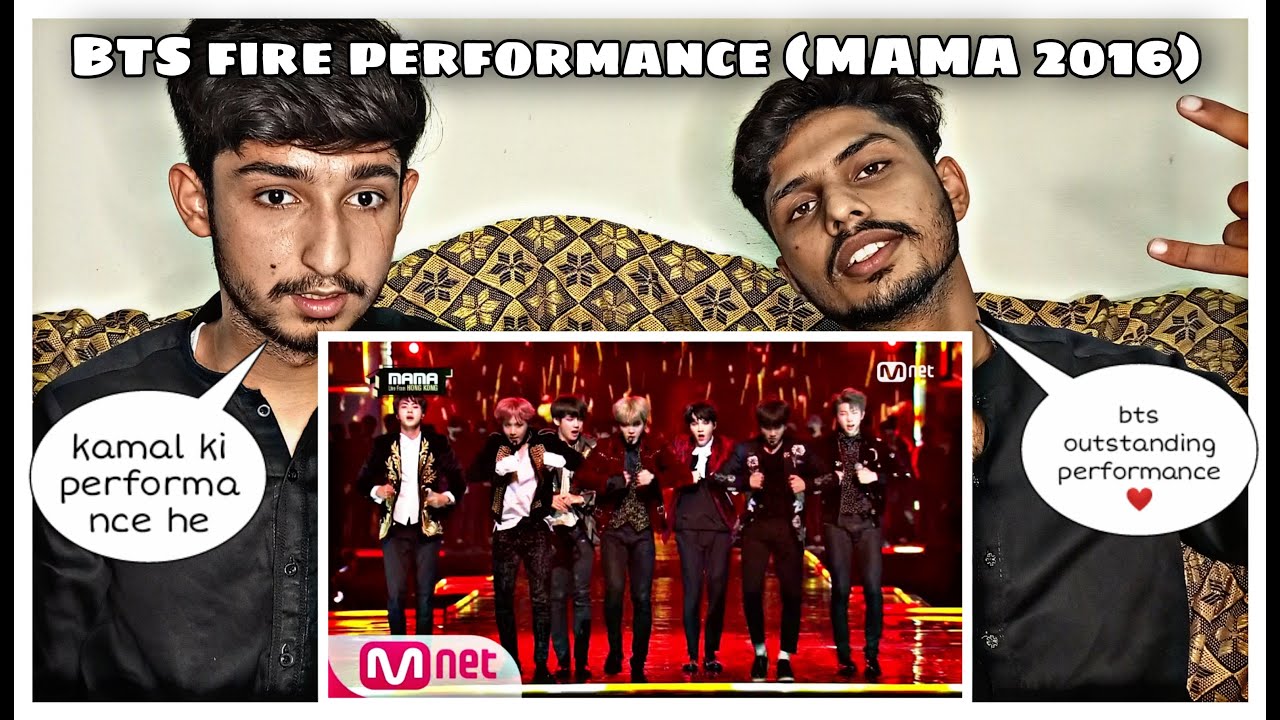 Bts Fire performance||mama 2016||.2022 video reaction||React by BRS ...