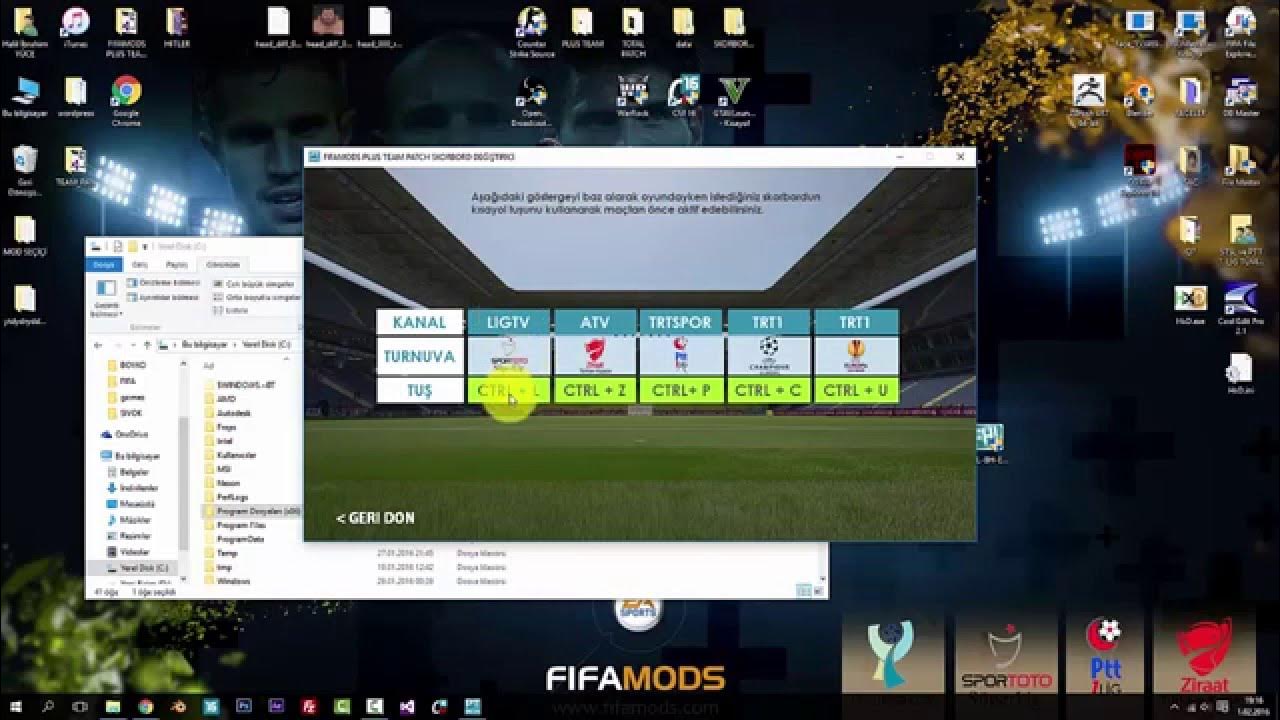 FIFAMODS PLUS TEAM 16 KURULUM VİDEOSU - YouTube
