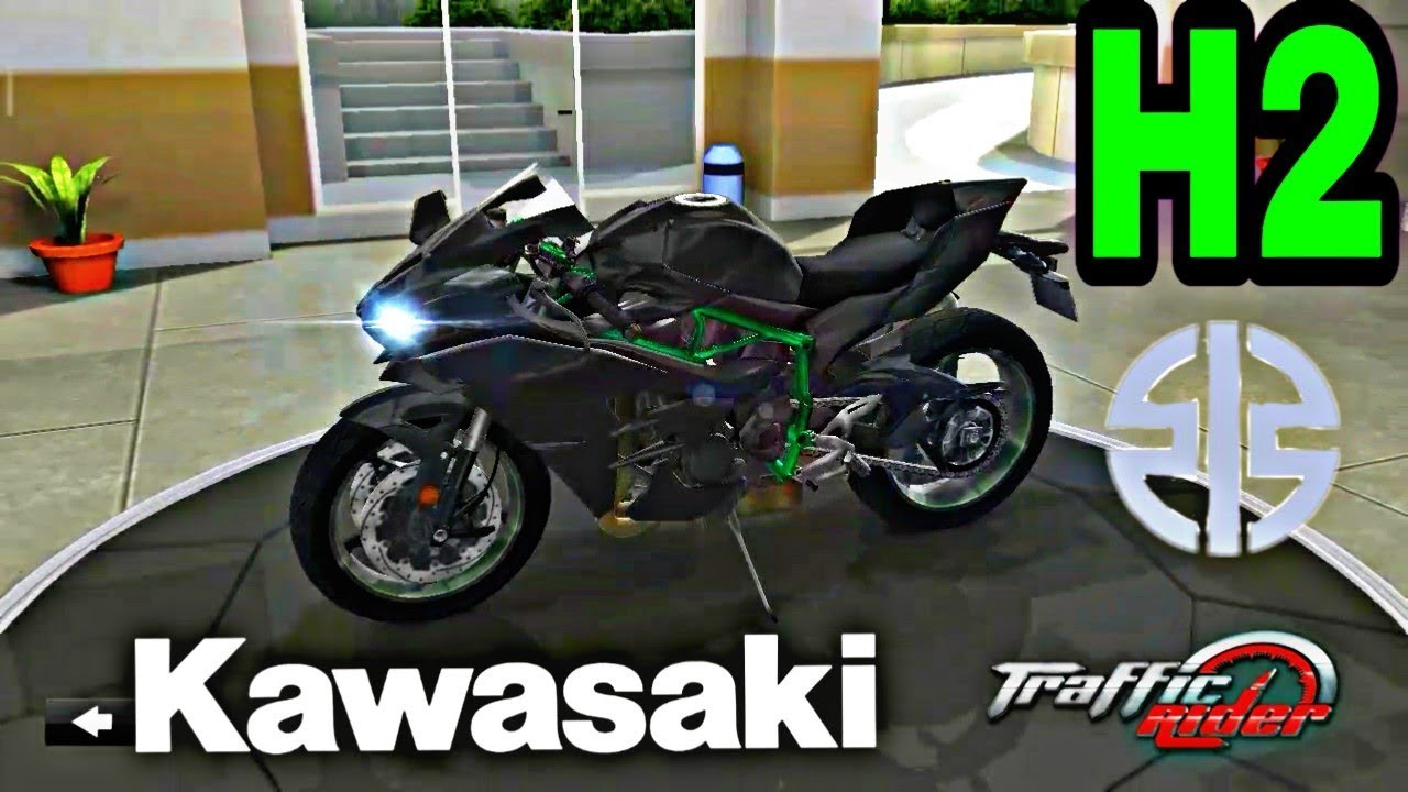 KAWASAKI H2 | TOP SPEED | GAMEPLAY | Traffic Rider | - YouTube