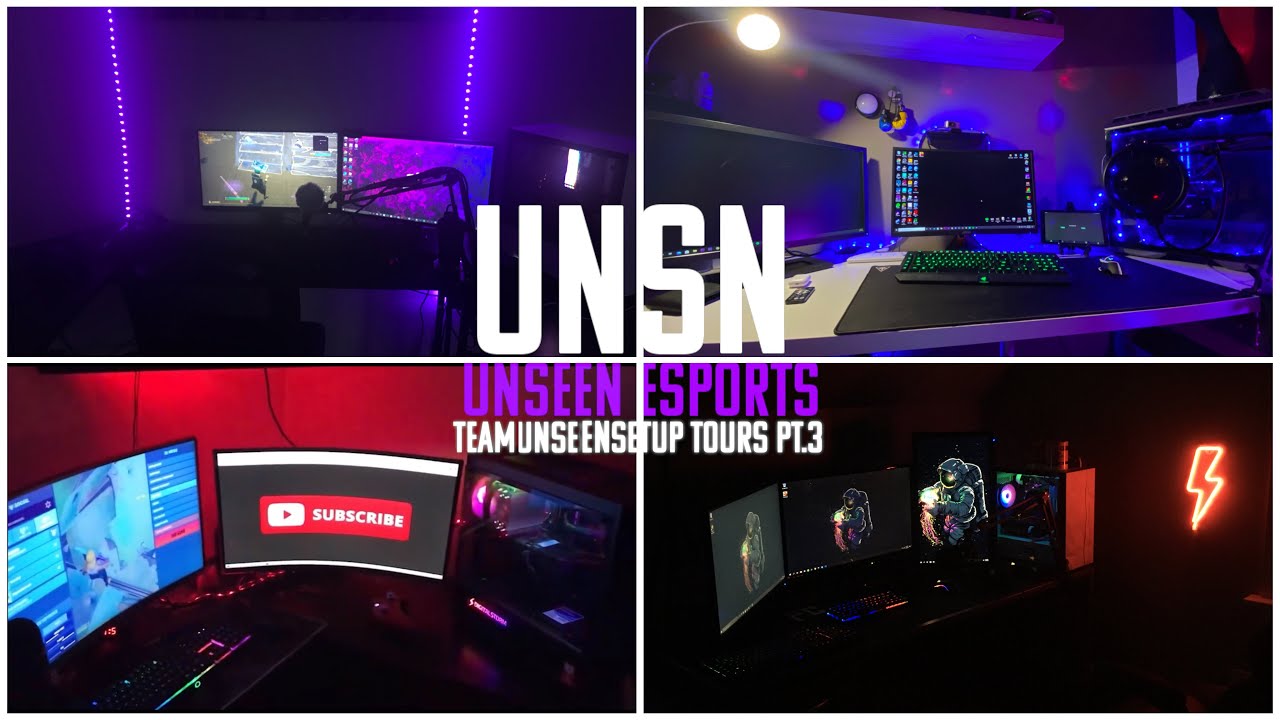 TEAM SETUP TOURS PT3 || $100,000 ||UNSEEN ESPORTS || #FearUnseen || # ...