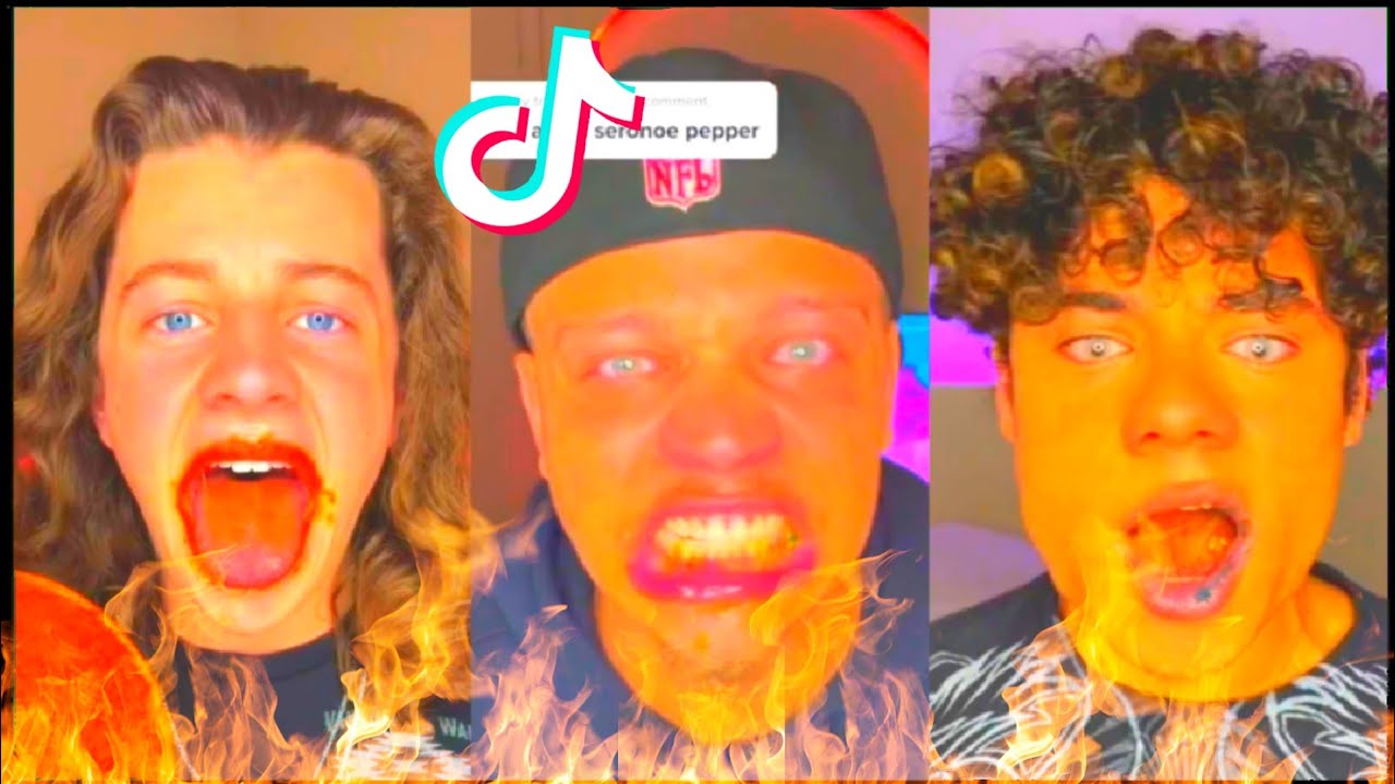 EXTREME spicy food Tik Tok compilation - YouTube