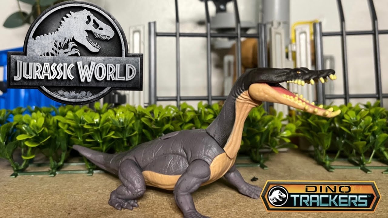 Jurassic world Nothosaurus Dino trackers danger pack figure review ...