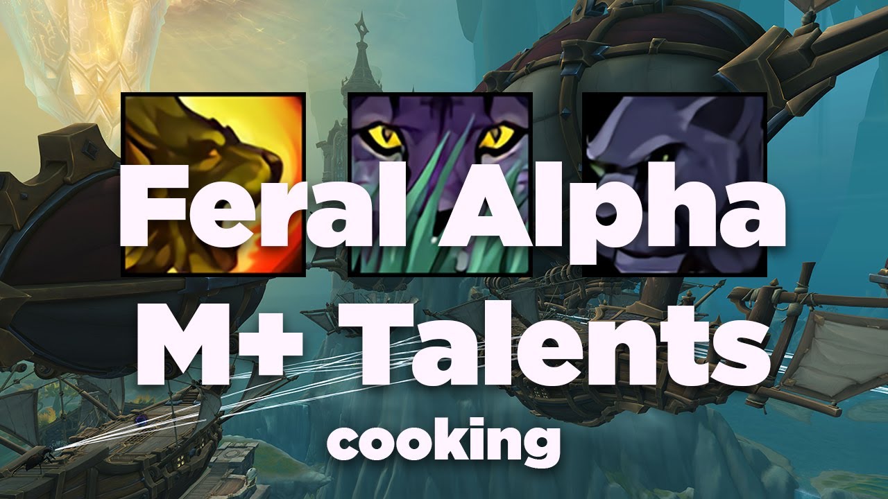 Feral Druid M+ Builds | The War Within Alpha - YouTube