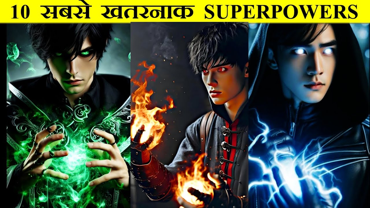 10 सबसे खतरनाक Superpowers और उन्हे पाने का तरीका 10 Most Powerful Superpowers And How To Get