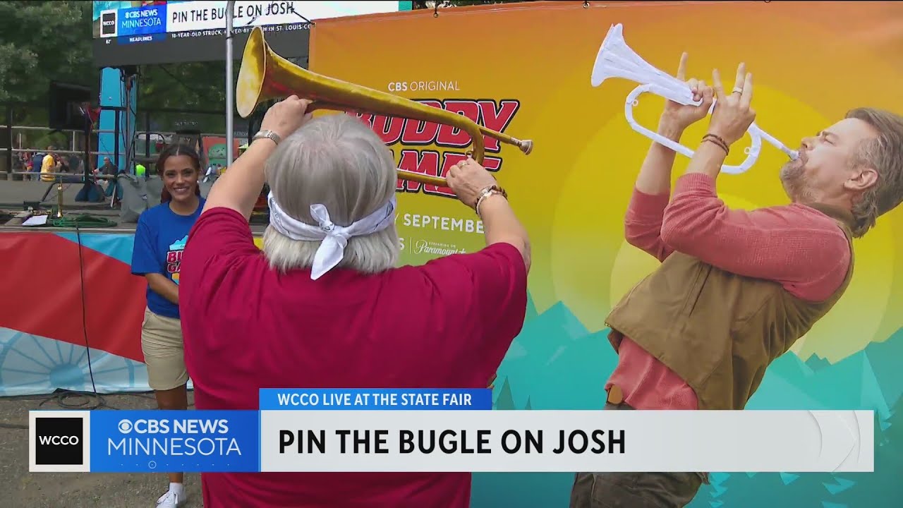 Time to play "Pin the Bugle on Josh" - YouTube