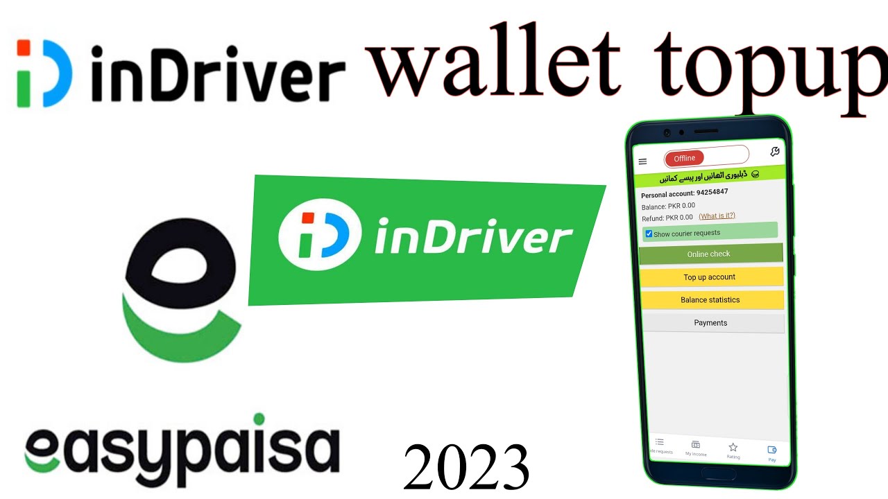 indriver app topup account 2023 | indriver wallet topup 2023 - YouTube