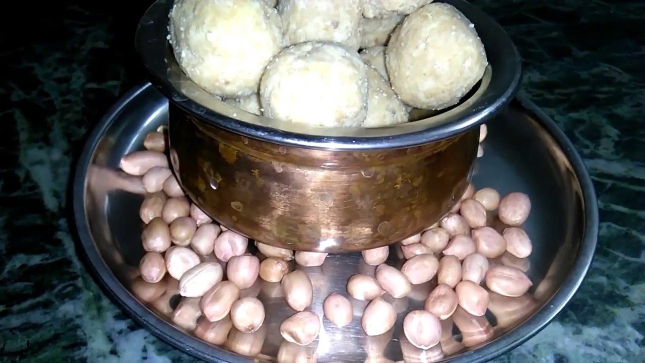 Vrat Upwas ke liye Mungfali ke Ladoo (Sugar free) ~ Peanut Jaggery ...