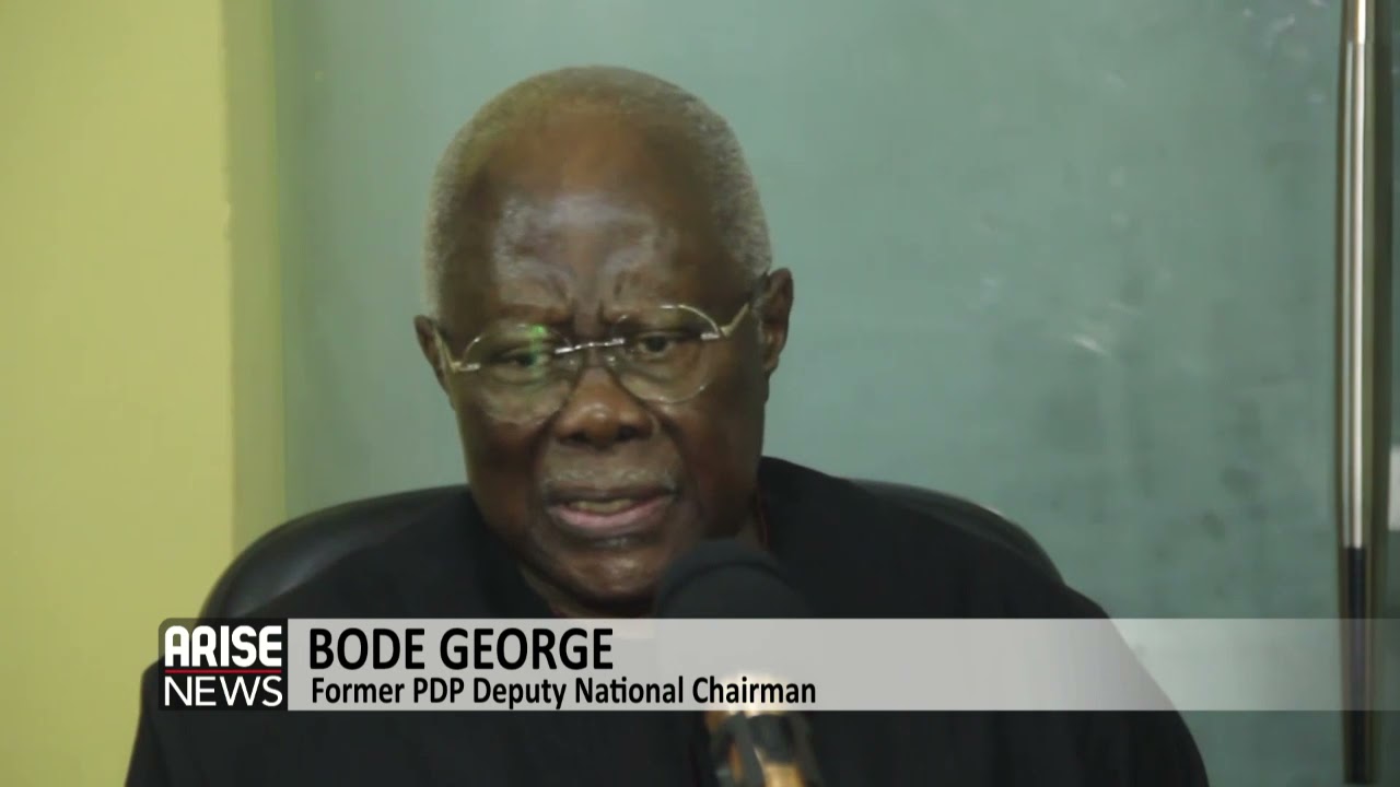 BODE GEORGE SPEAKS EXCLUSIVELY TO ARISE ON #ENDSARS - YouTube