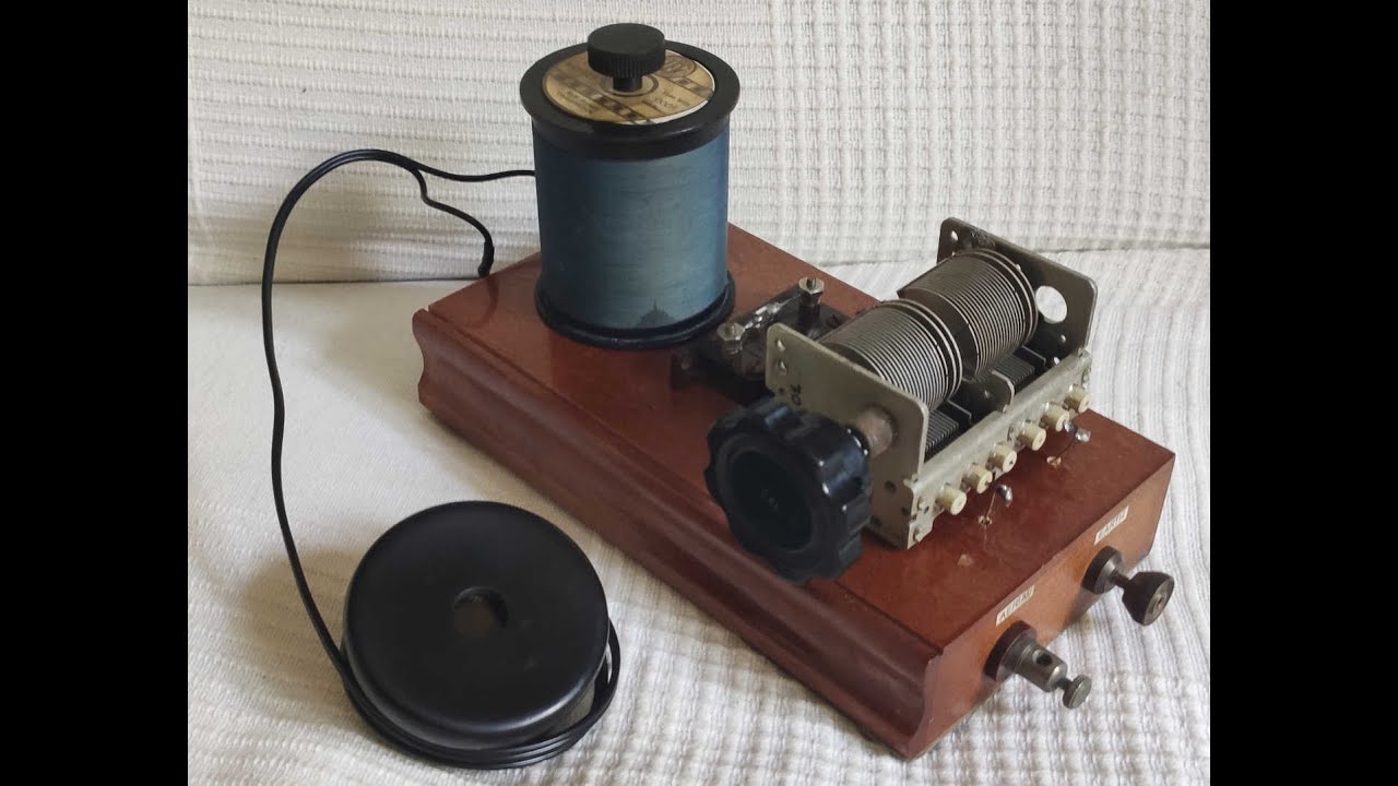 My Germanium AM Crystal Radio Detector - YouTube