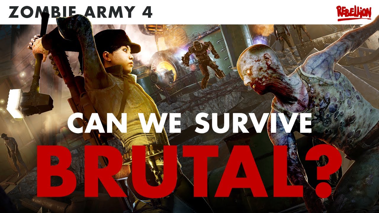 Zombie Army 4: Dead War Brutal Difficulty Challenge | SAVAGE New Mode ...