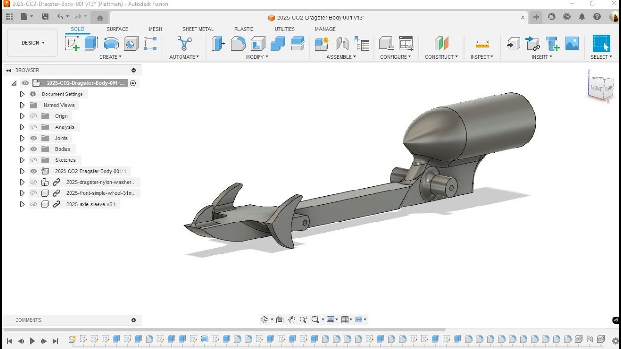 2025 CO2 Dragster Body Designing Part 3 - No. 11 - YouTube