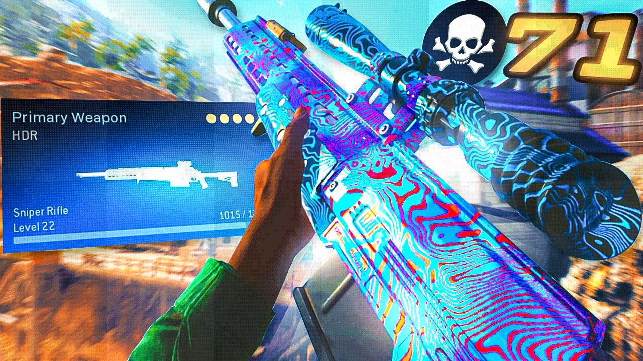 this HDR CLASS is the BEST SNIPER LOADOUT in WarZone - YouTube