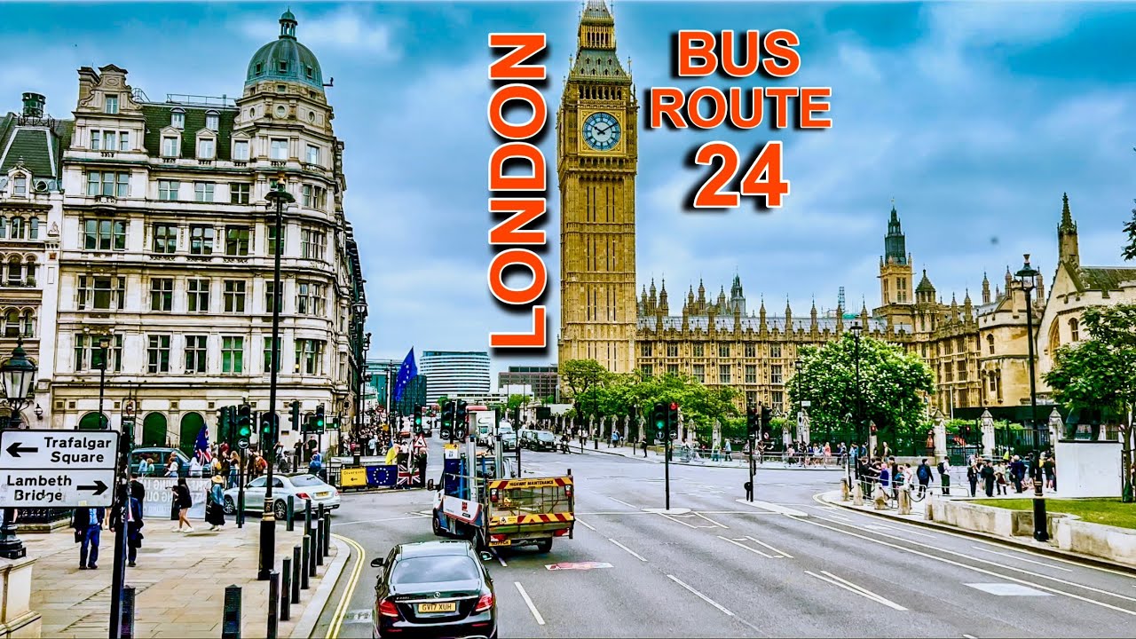 London Bus Rides 🇬🇧 Route 24 🚍 Pimlico To Hampstead Heath | Royal Free ...