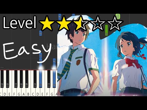 Sparkle - Your Name(Kimi no Na wa) OST│Easy Piano Tutorial - YouTube