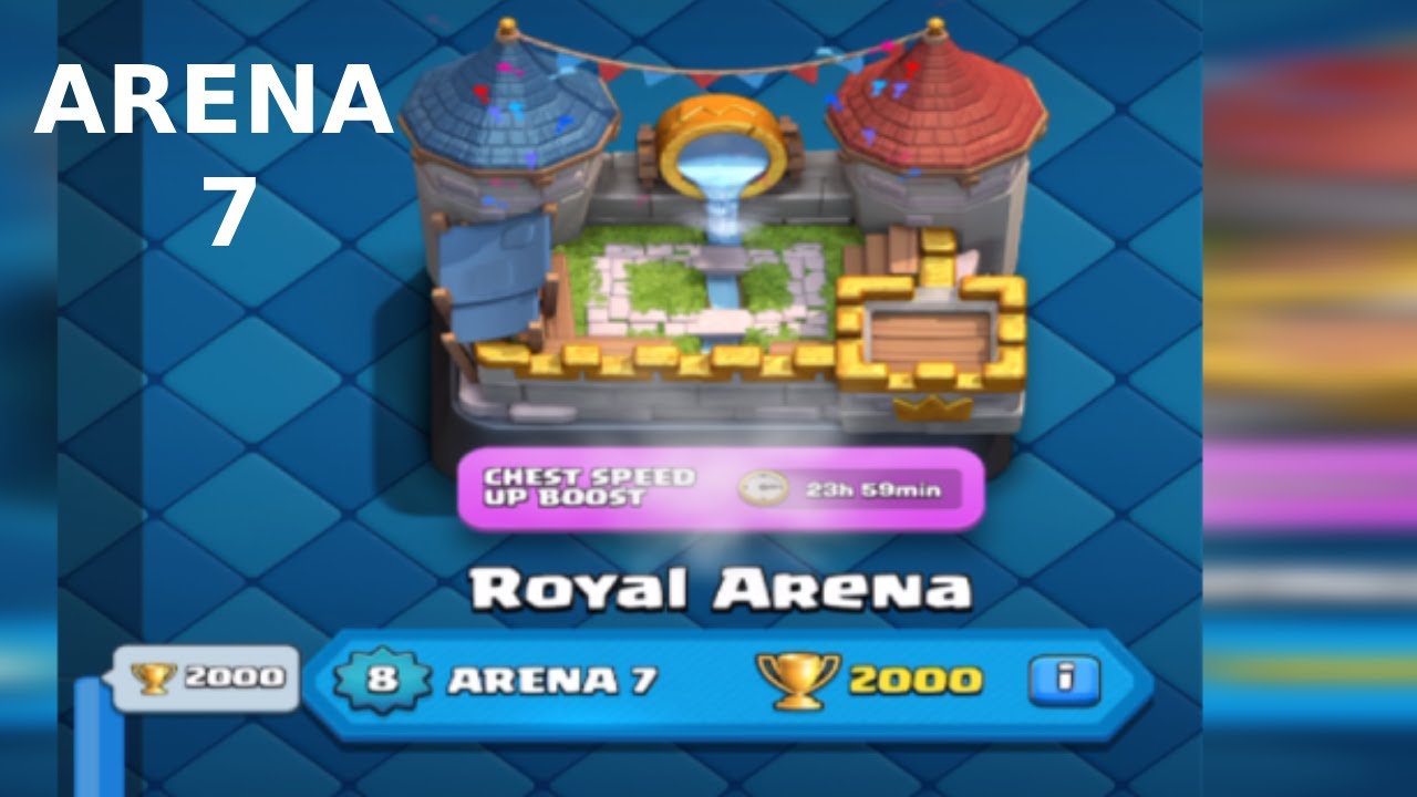 Unlocking Arena 7(Clash Royale Random Deck Series Episode 25) - YouTube