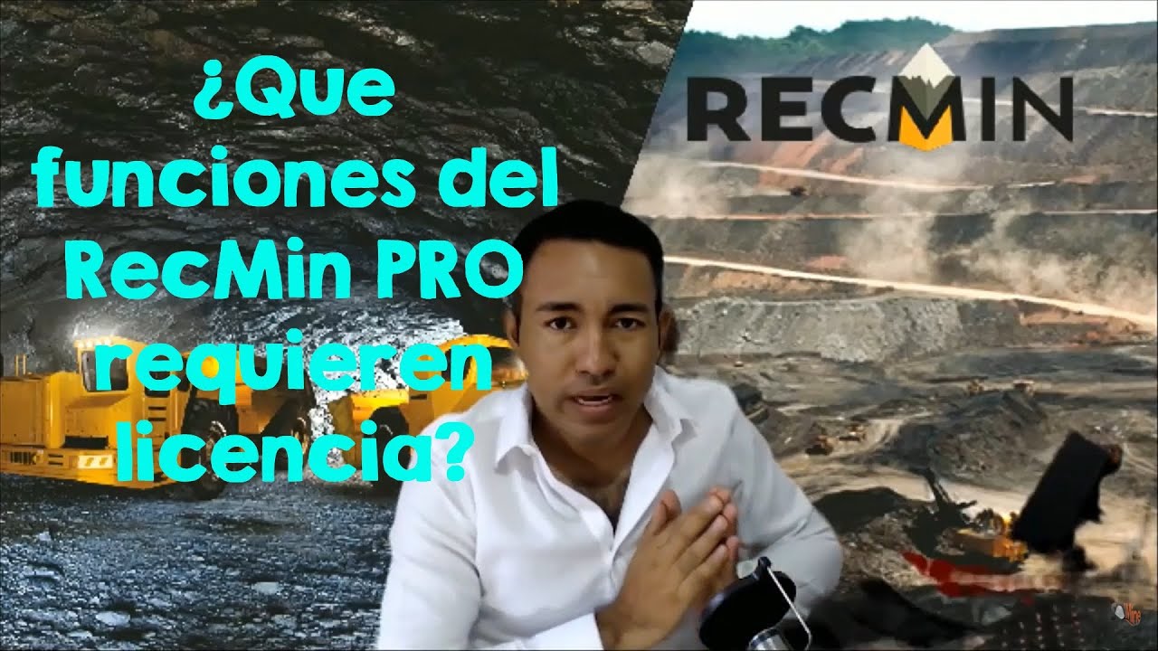 Conversatorio_5 - ¿Que herramientas del RecMin PRO requieren activar ...