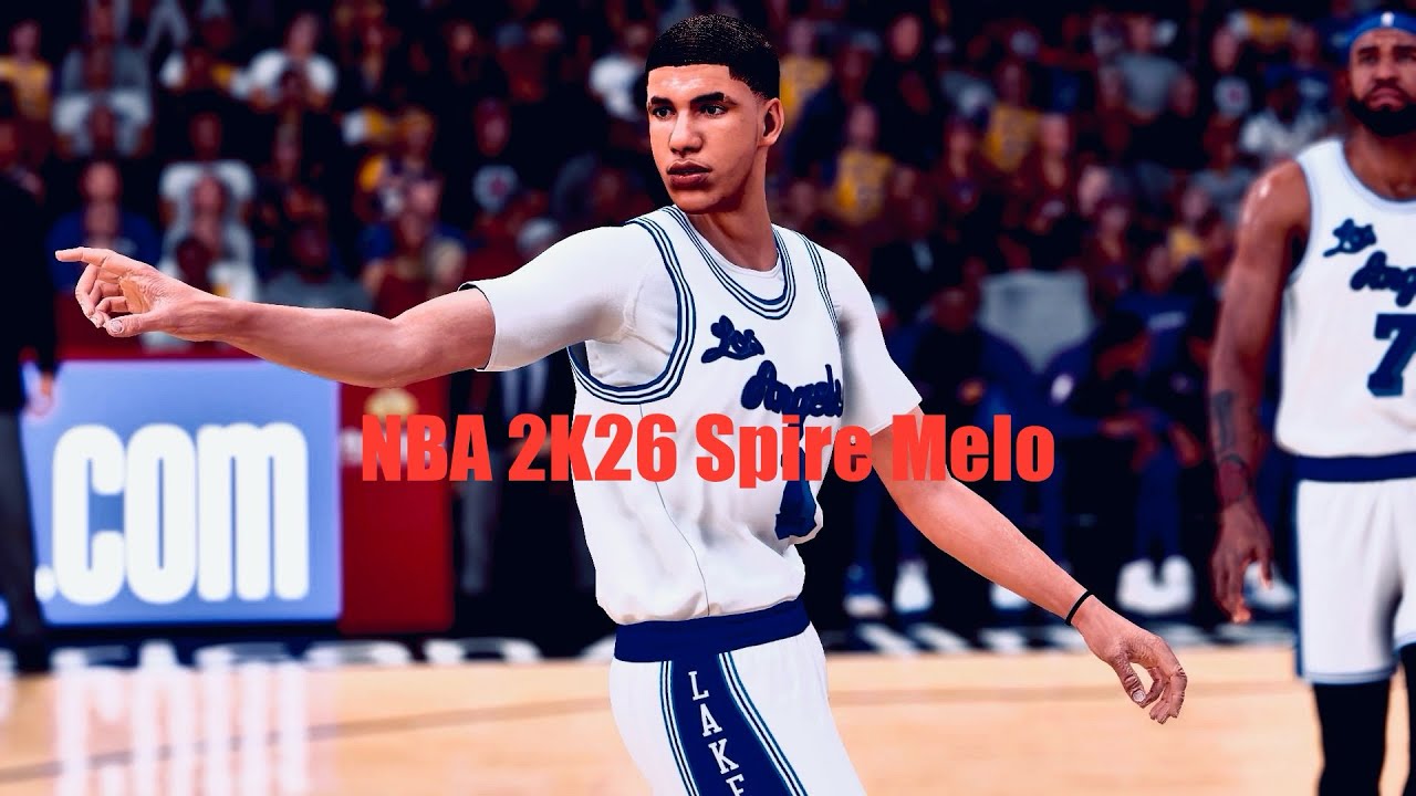 NBA 2K26 Spire Lamelo Ball Face Creation Tutorial (Best Face Scan ...