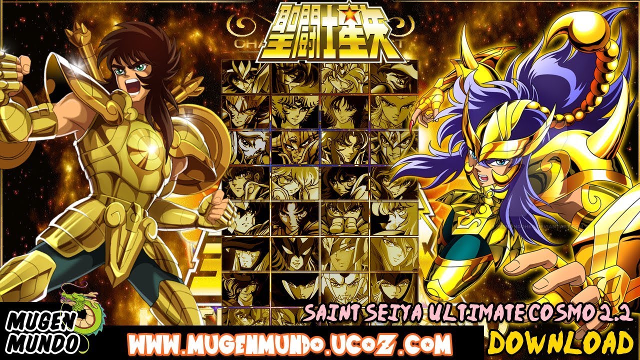Saint Seiya Ultimate Cosmo 2.2 MUGEN / CAVALEIROS DO ZODÍACO (DOWNLOAD ...