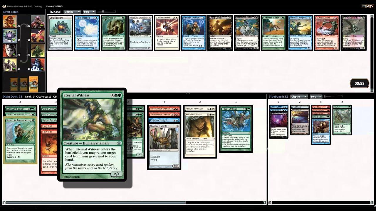 MTG MMA Draft Drafting #8 - YouTube