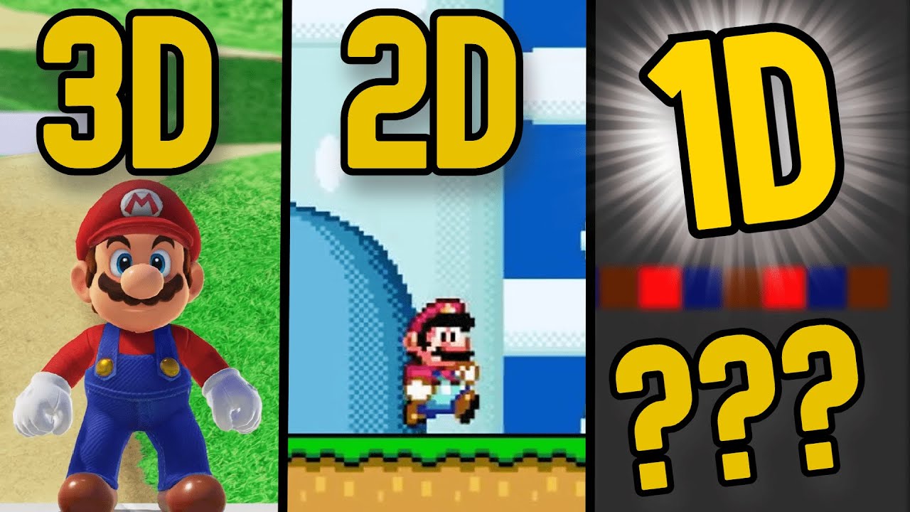 Hice un JUEGO en 1 DIMENSIÓN😲 - YouTube