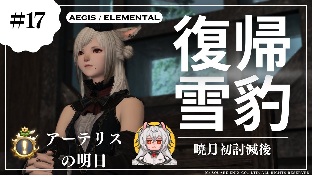#FF14 】【Aegis】【#17】復帰雪豹のEORZEA：「アーテリスの明日」から[JP/lil EN]🩹🐾 - YouTube